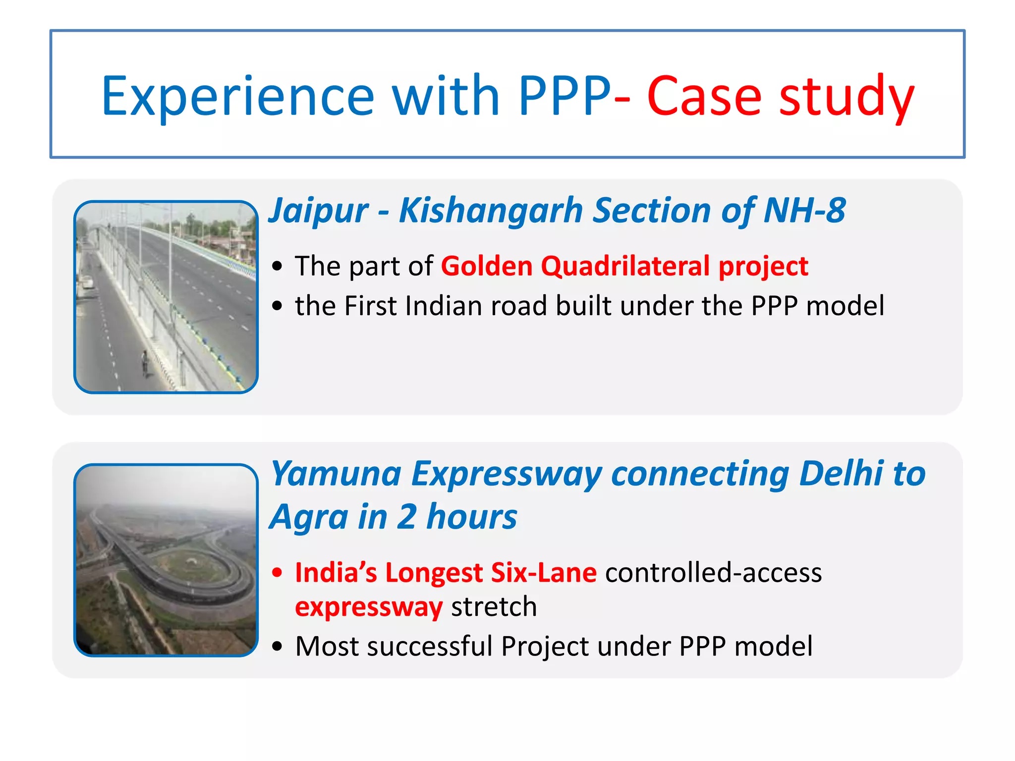 Public Private Partnership - in Road Sector | PPTX