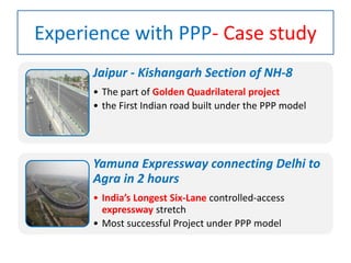 Public Private Partnership - in Road Sector | PPT