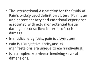 PAIN ASSESSMENT | PPTX