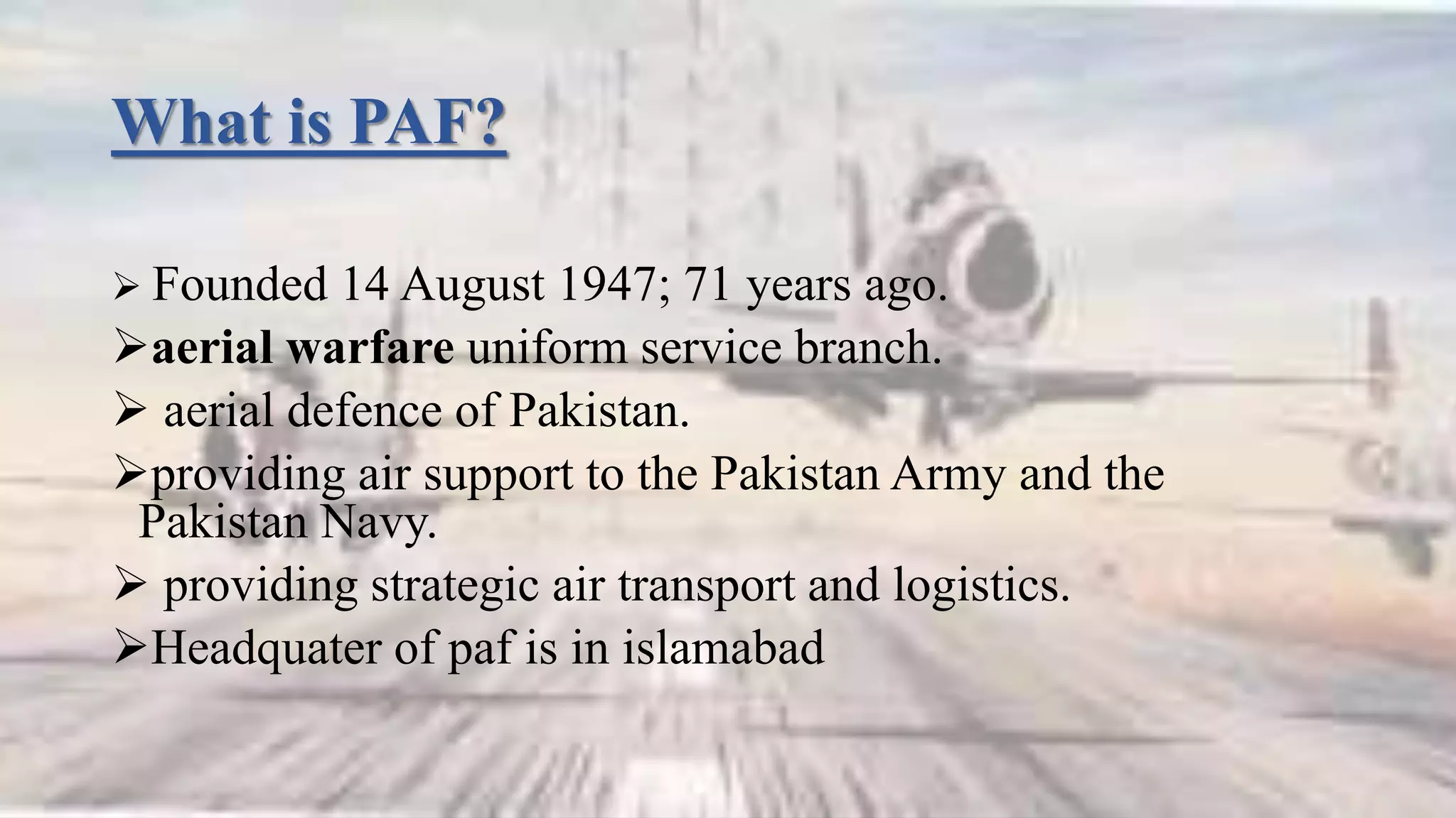 pakistan air force | PPTX