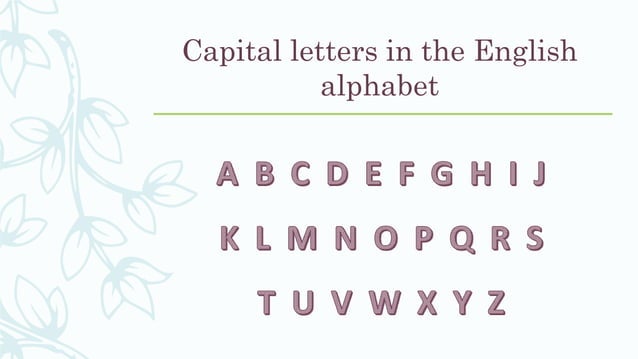 Capital Letters | PPT