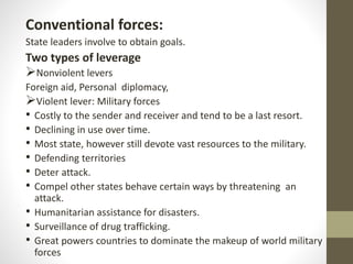 Military forces and terrorism | PPTX