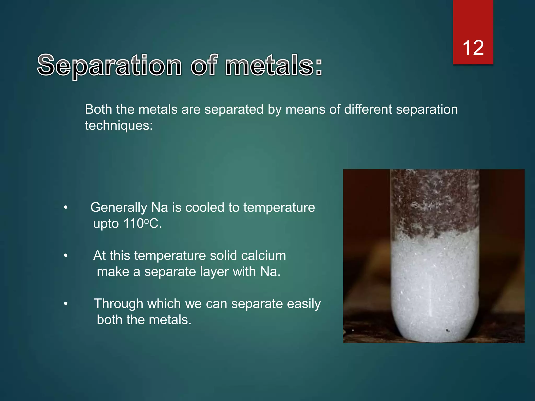 Synthesis of Sodium metal | PPTX