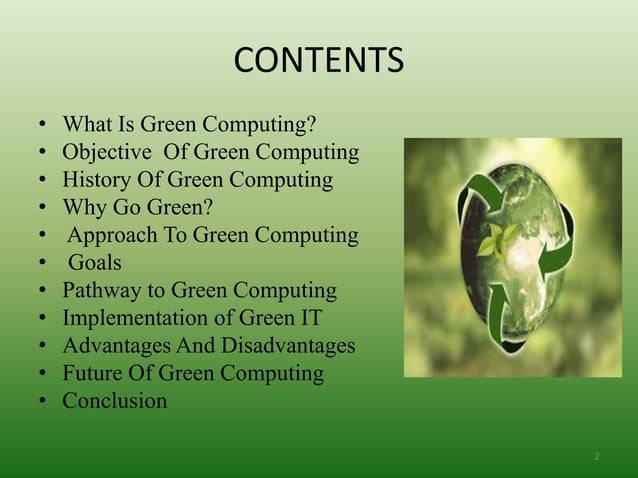 Green Computing | PPT