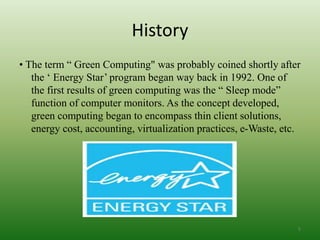 Green Computing | PPTX