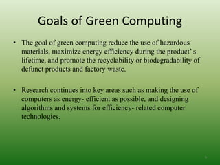 Green Computing | PPTX