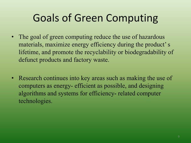 Green Computing | PPT