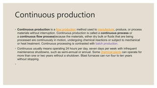 Types of industrial production | PPT
