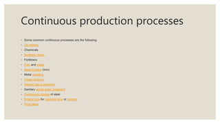 Types of industrial production | PPT