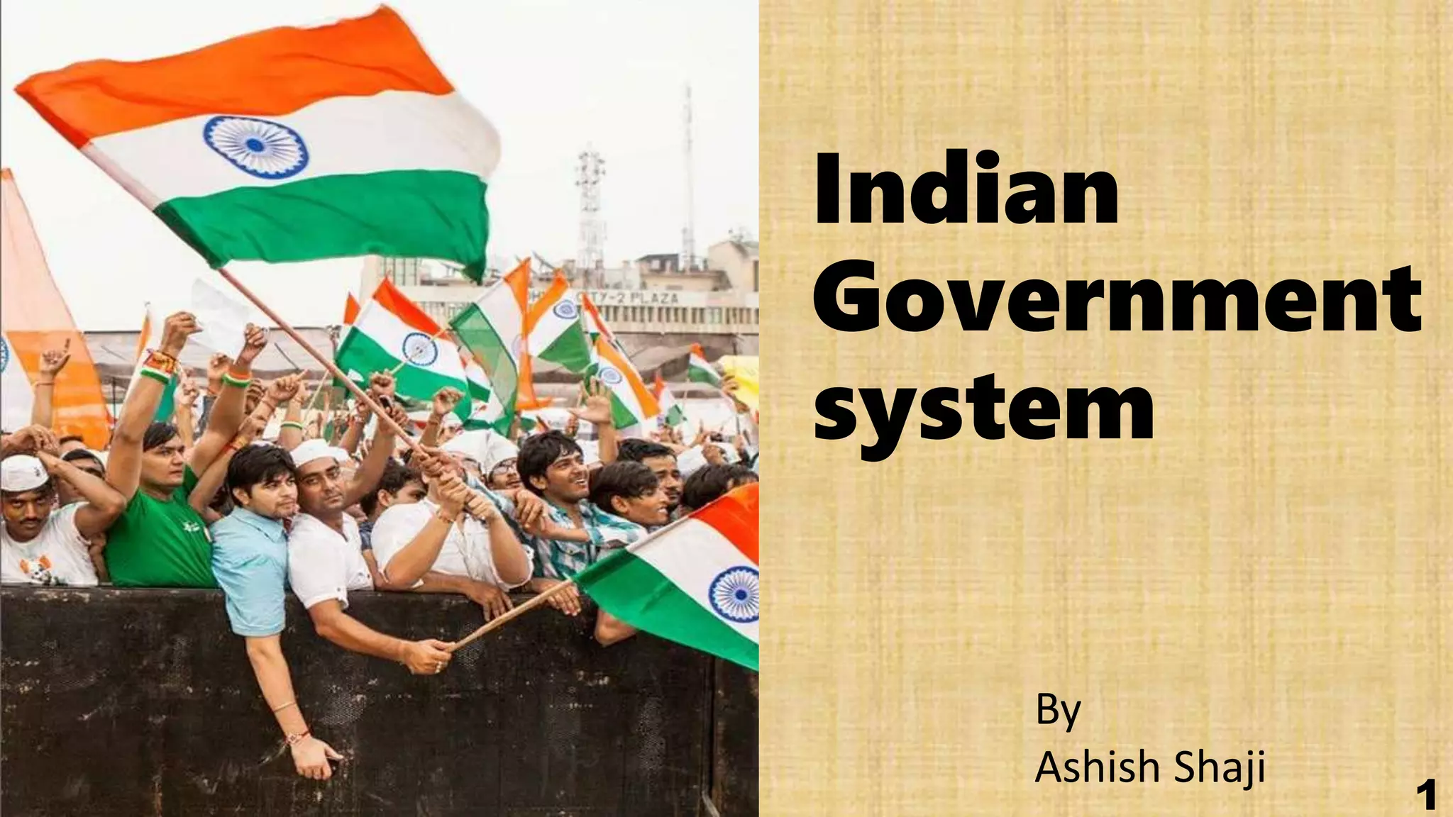 Indian Government system | PPTX