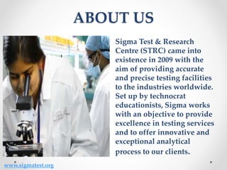 DIFFERENT TYPES OF TESTING SERVICES | PPT