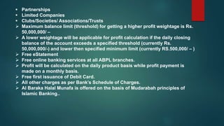 ALBARAKA BANK PRODUCTS | PPTX