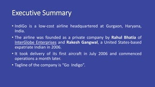 Indigo Case study | PPTX