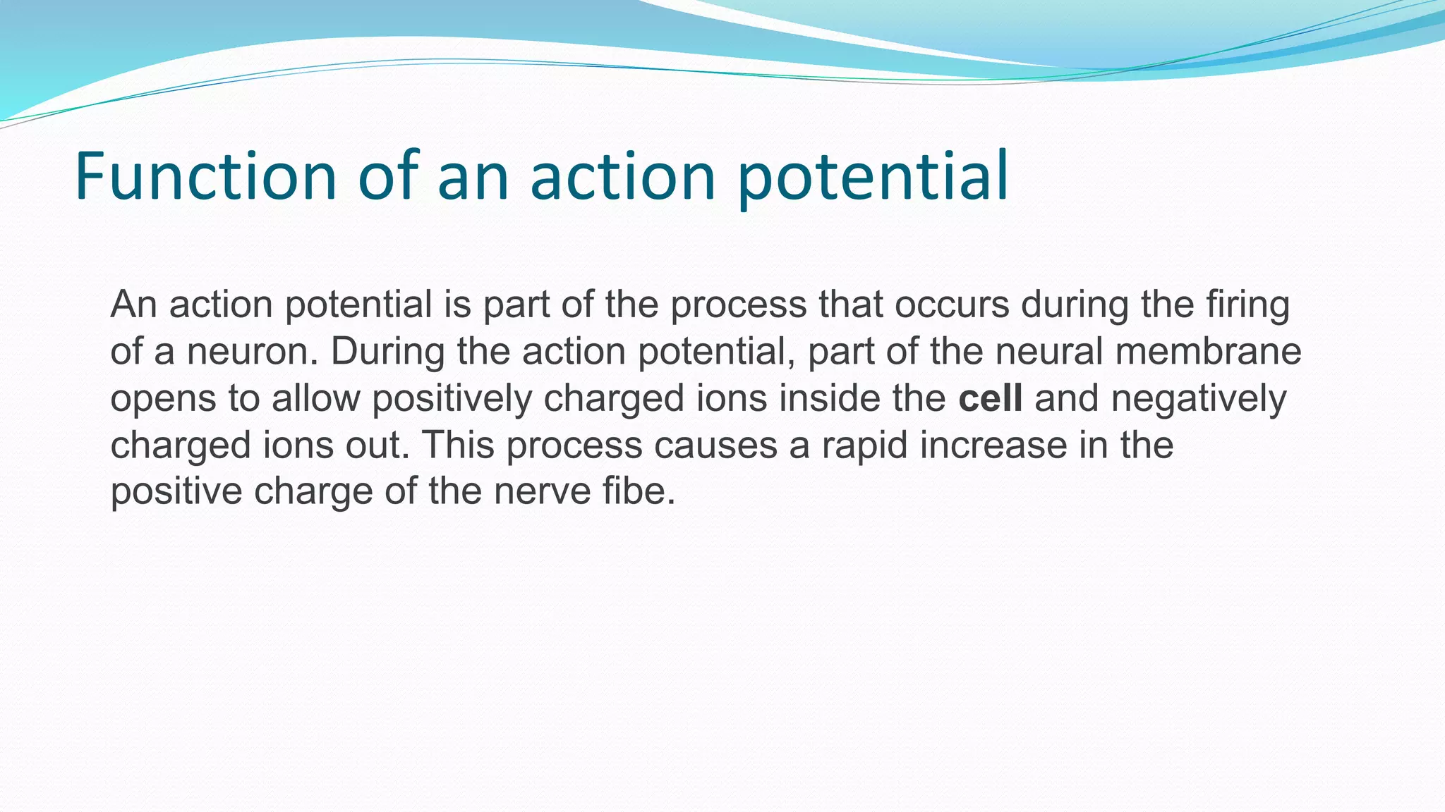 action potential presentation | PPTX