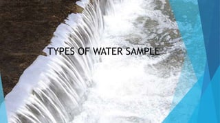 Types of water sample | PPTX