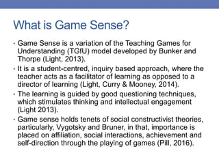 Game Sense Approach | PPT