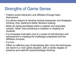 Game Sense Approach | PPT