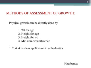 GROWTH - BASIC CONCEPT & ASSESSMENT OF GROWTH | PPTX