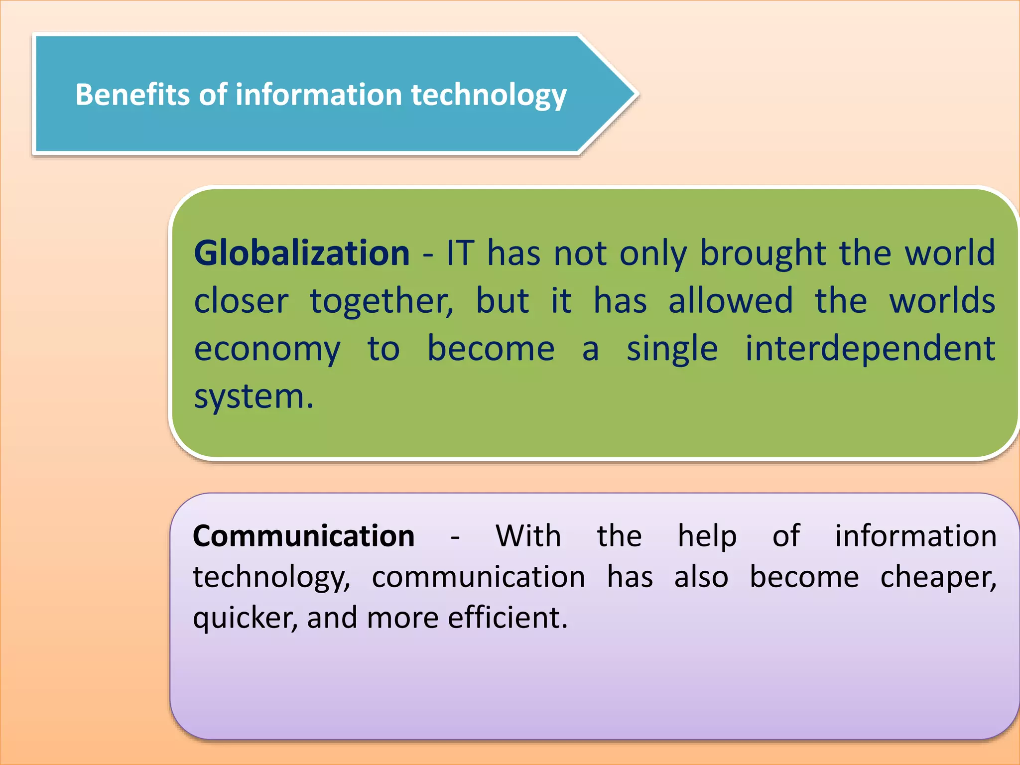 Social Impact of Information Technology | PPTX