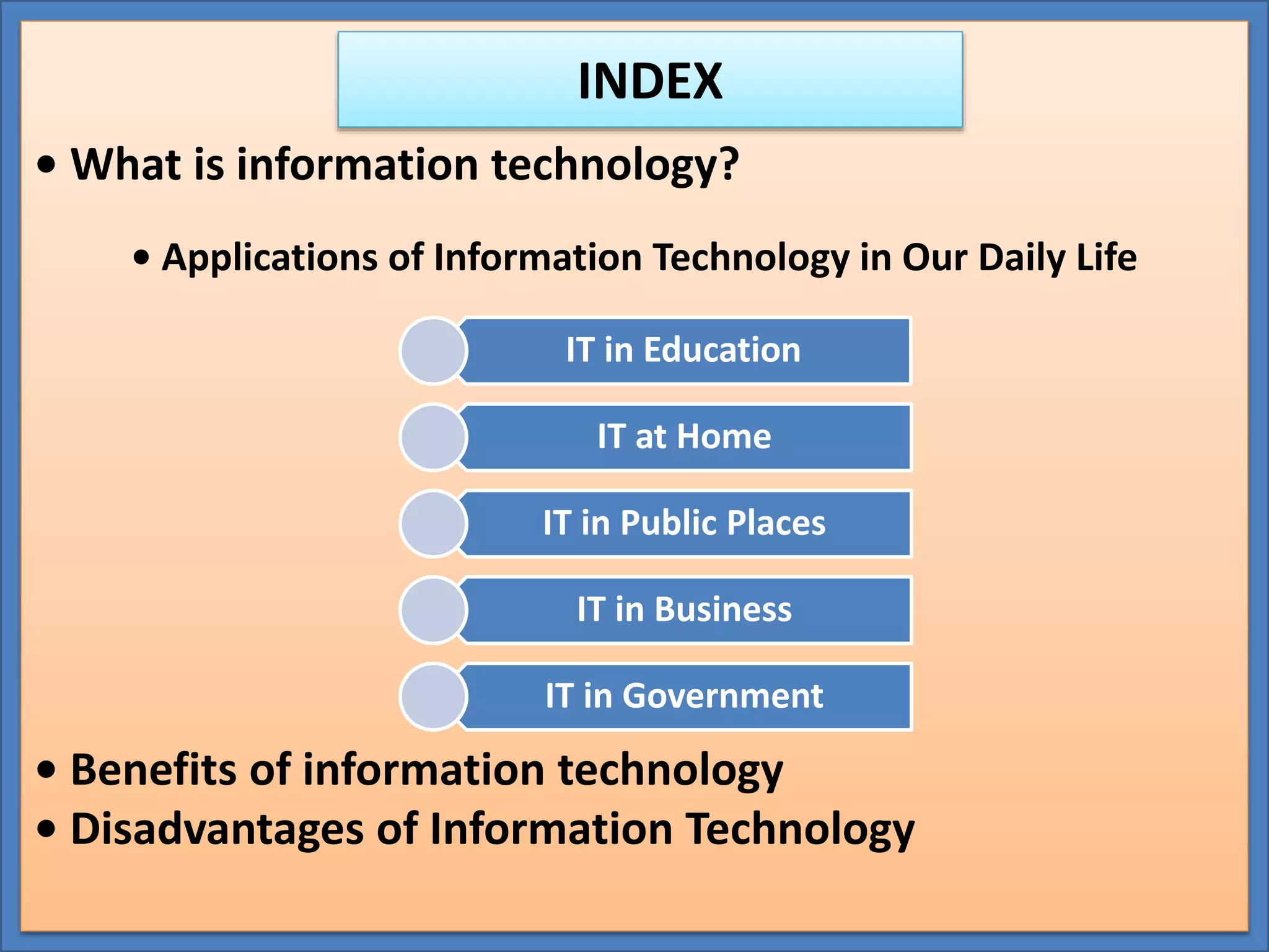 Social Impact of Information Technology | PPTX