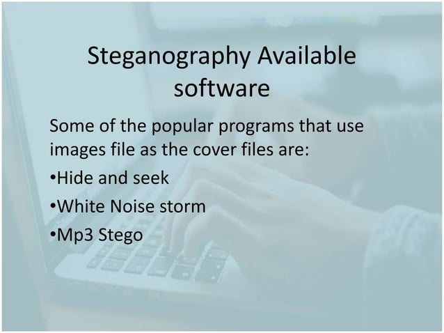steganography | PPT