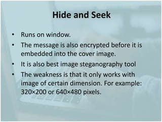 steganography | PPT