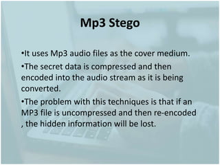 steganography | PPTX