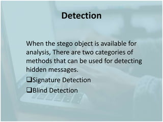 steganography | PPT