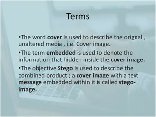 steganography | PPT