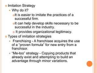 Entry Strategy for New Entry Exploitation | PPTX