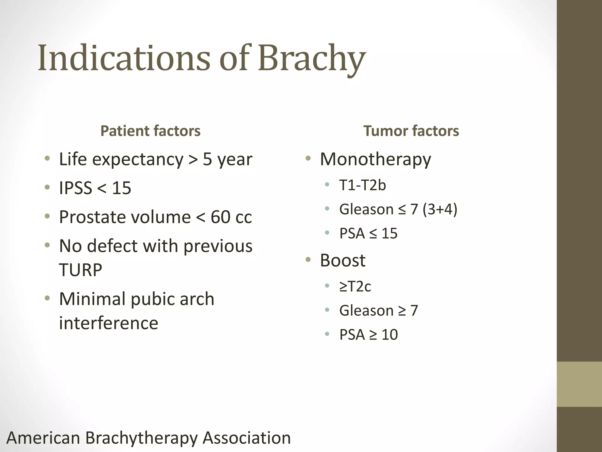 Prostate Cancer Brachytherapy | PPTX