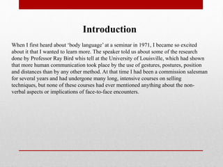 Body Language | PPT