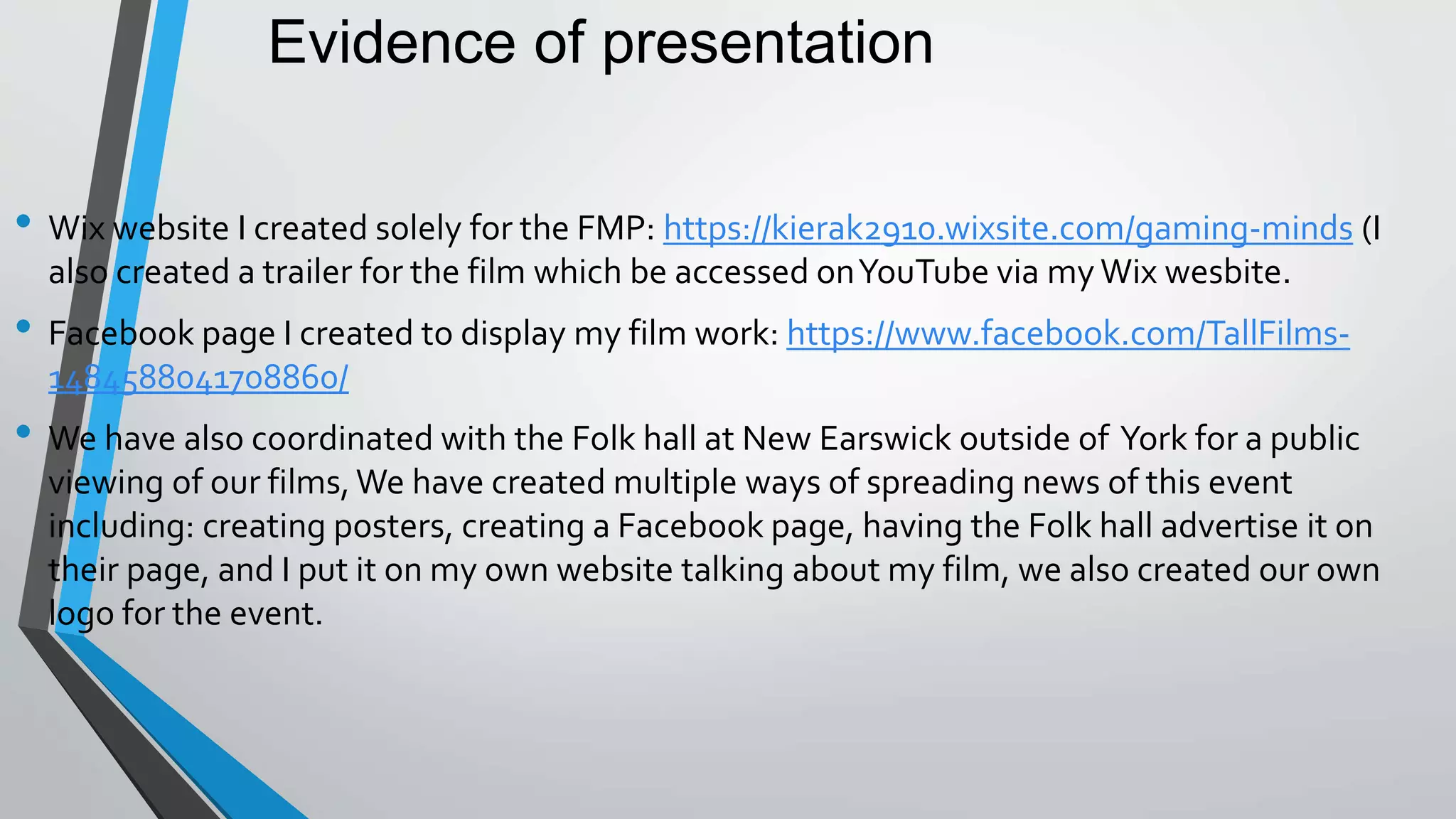 FMP Presentation | PPT