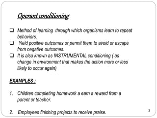 OPERANT CONDITIONING | PPTX