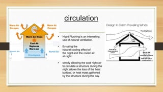 night flushing passive cooling technique | PPTX