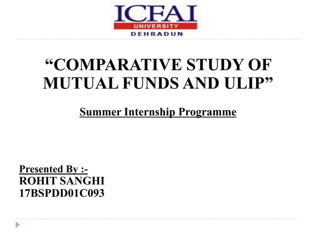 Mutual Funds VS Ulips | PPTX