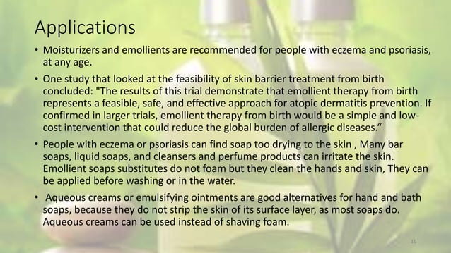 Emollients in cosmetics | PPTX | Skin Care | Beauty
