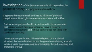 Benign abnormal movements in neonate | PPTX