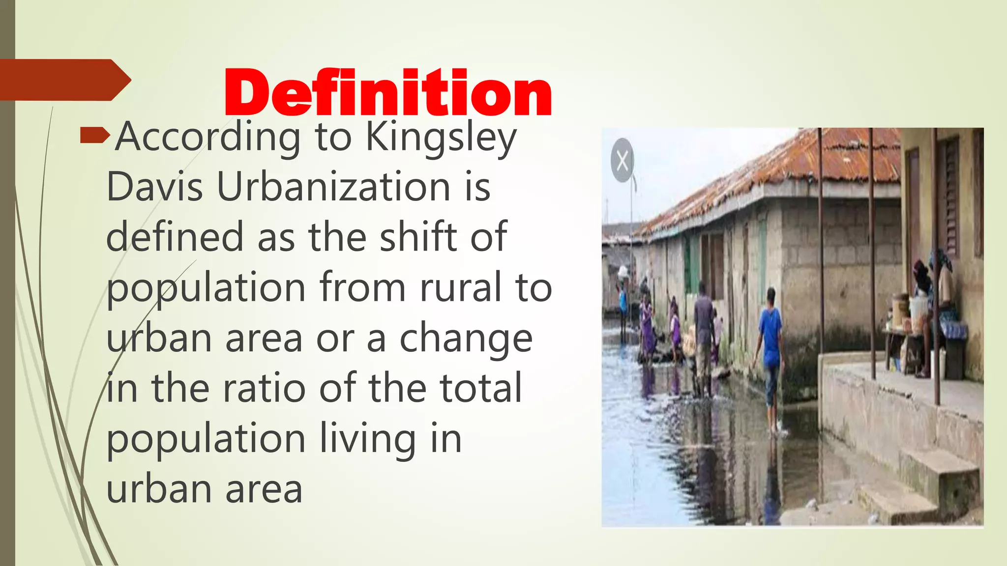 increasing urbanization housing heath and sanitation | PPTX