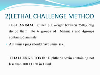 Biological test and assay of Absorbed Diphtheria vaccine | PPTX