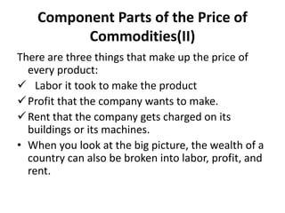 Presentation1 | PPTX | Commodities | Economy