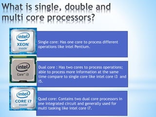 Presentation on Computer Processor | PPTX