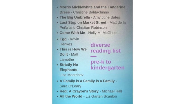 Diverse Book List | PPT