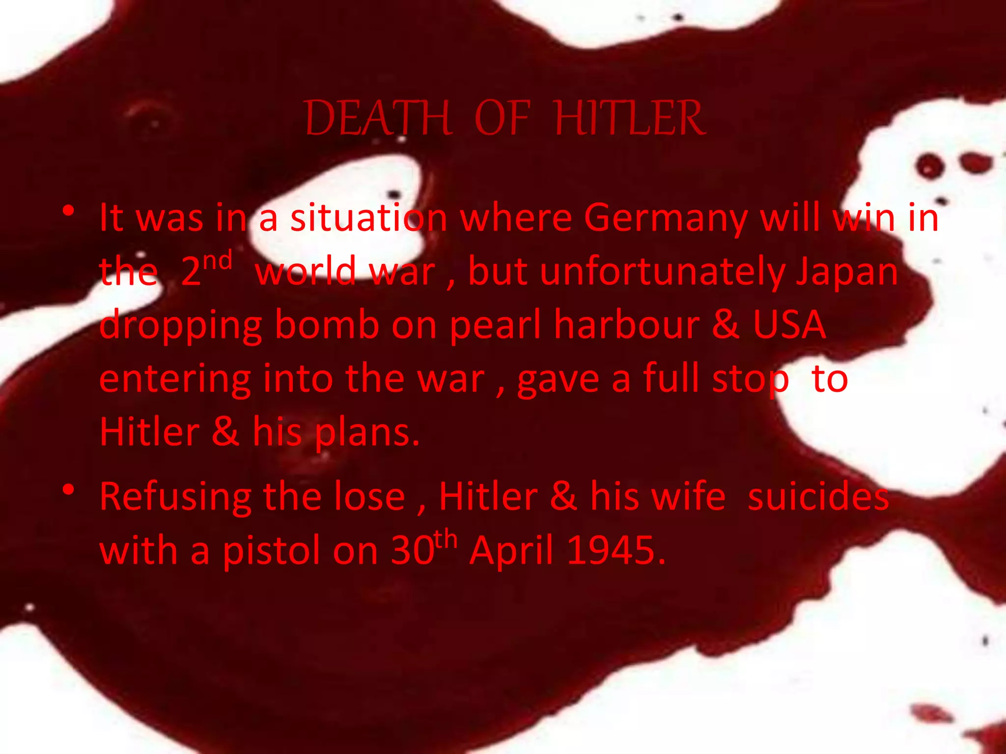 Rise to Nazism of Hitler | PPTX