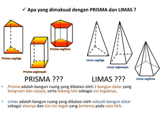 bangun ruang sisi datar dan sisi lengkung | PPTX