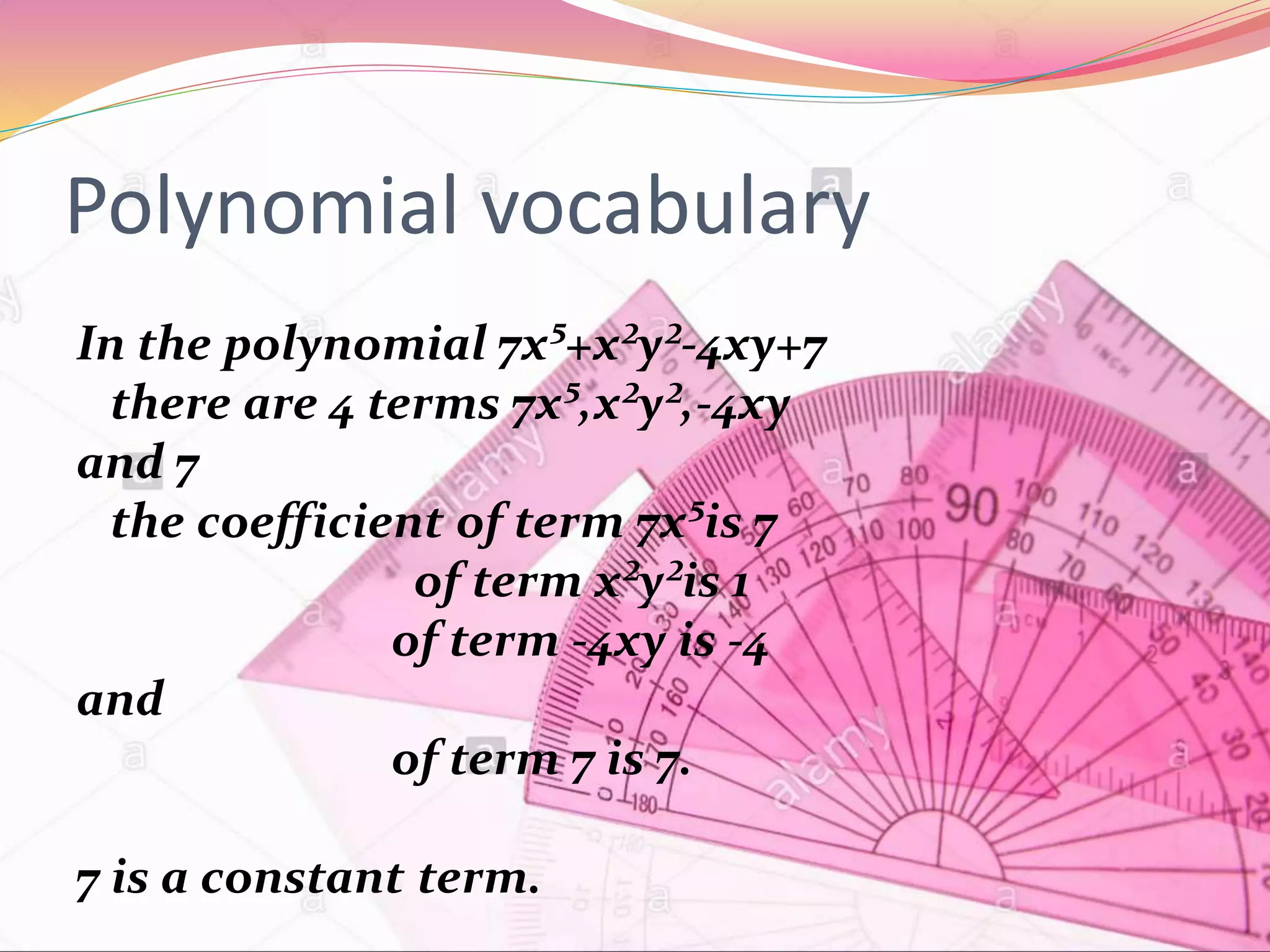 Presentation of Polynomial | PPTX