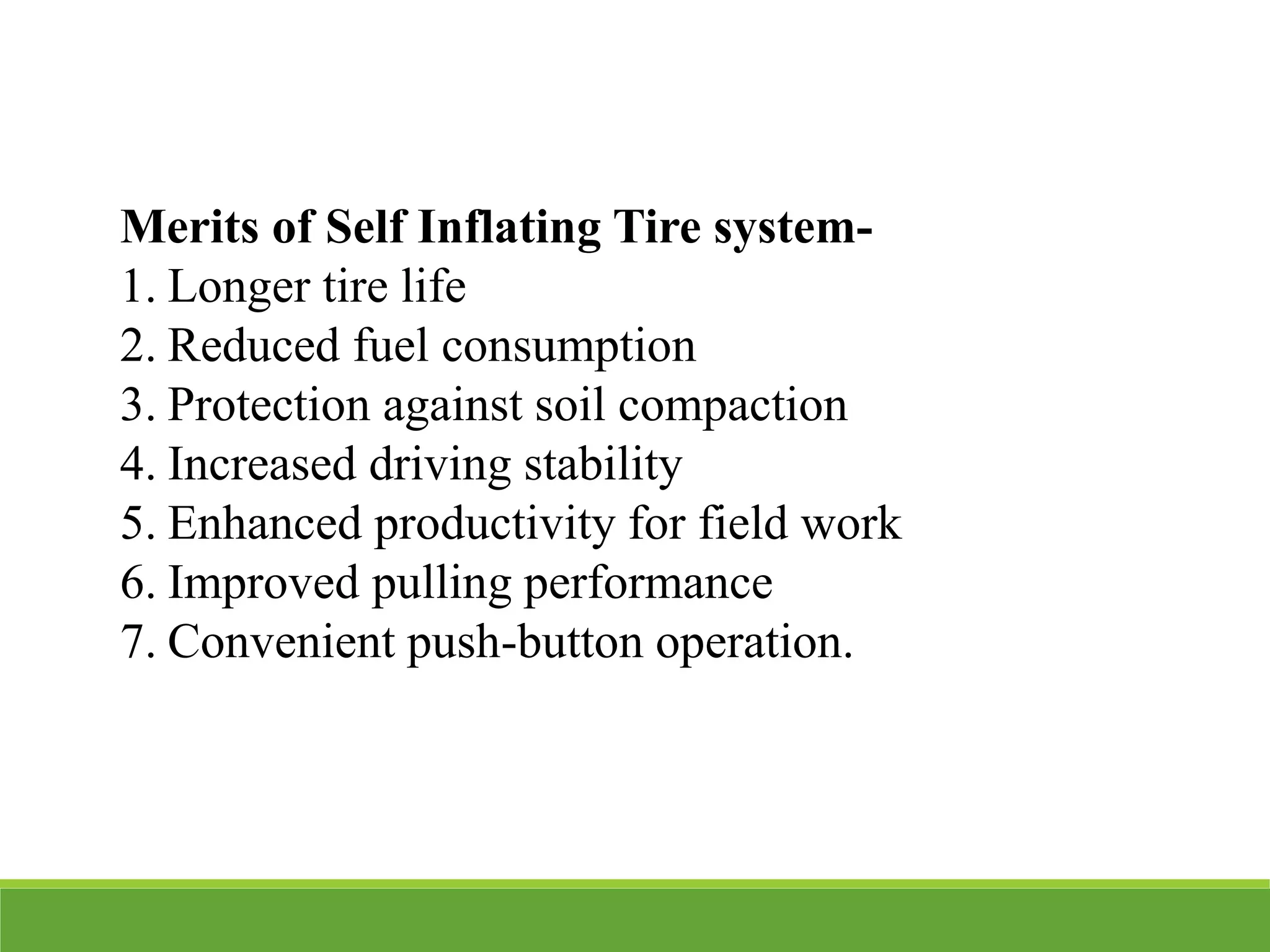 SELF INFLATING TIRES | PPTX