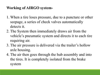SELF INFLATING TIRES | PPTX
