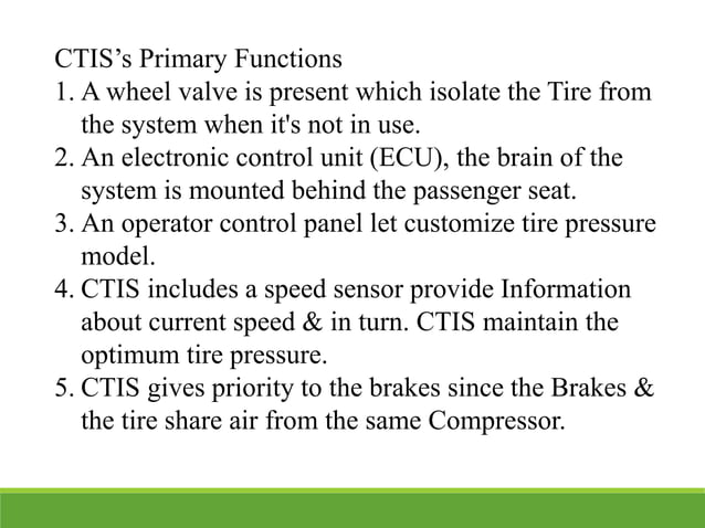 SELF INFLATING TIRES | PPTX