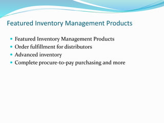 Inventory Management System | PPTX